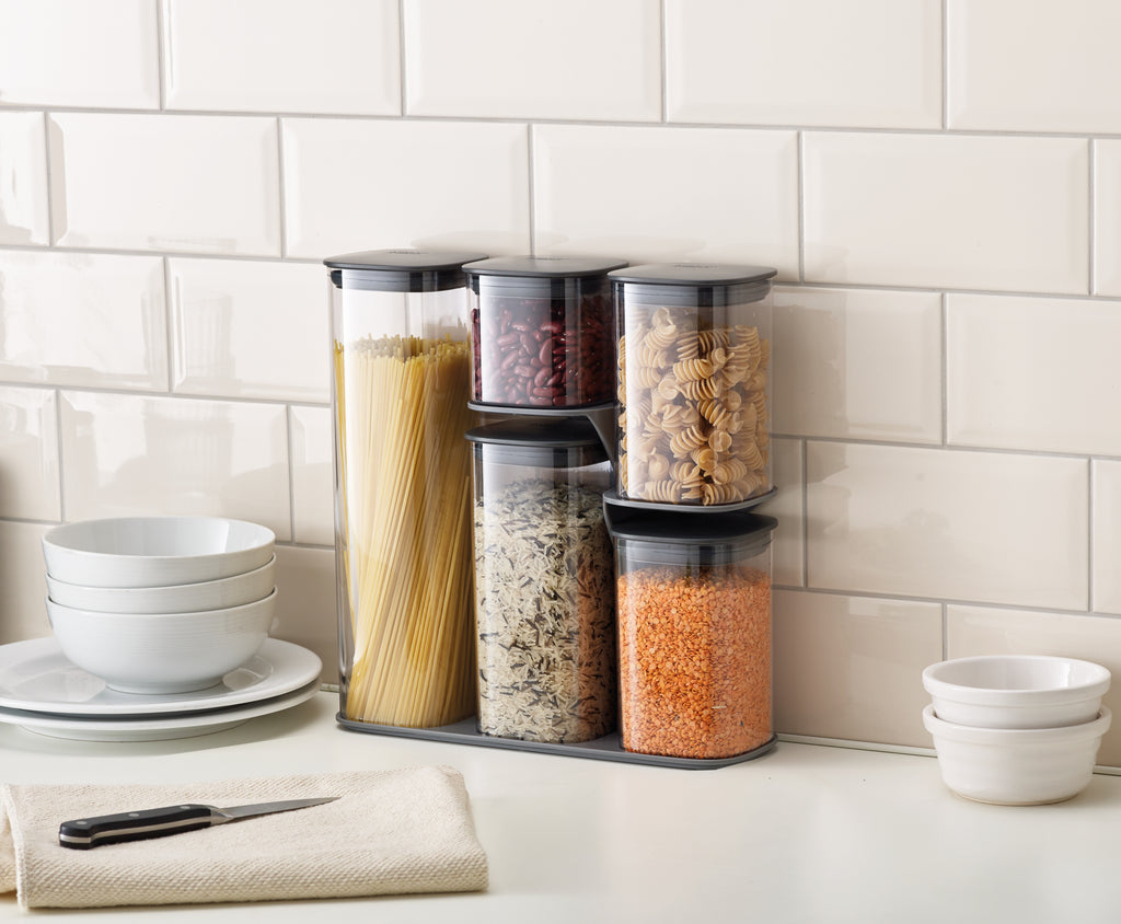 Joseph Joseph Podium Storage Jar Set 5-piece with Stand – Chef & Chef
